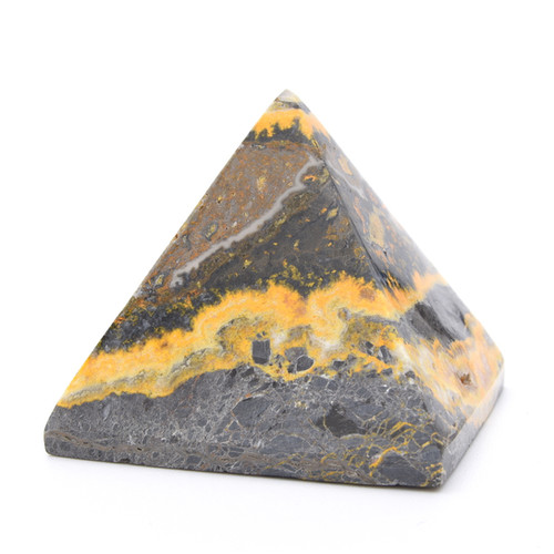 Bumblebee Jasper Pyramid | GemCentral