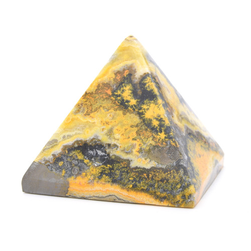 Bumblebee Jasper Pyramid | GemCentral