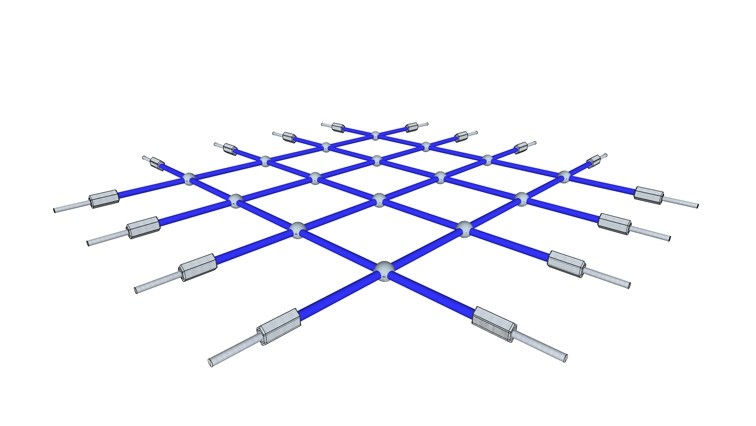 ANGLED OR VERTICAL CLIMBING NET