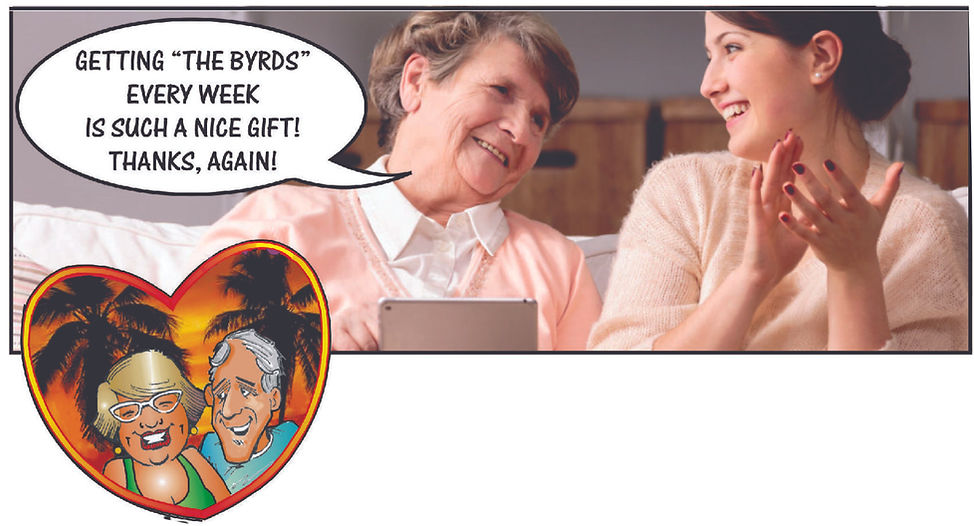 HOME | The-Byrds-Seniors Senior Comic Strip