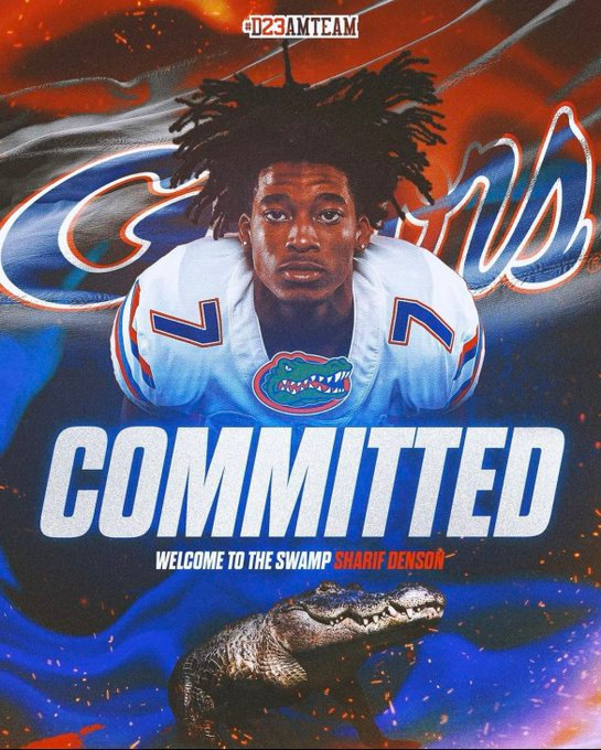 Four-Star DB Sharif Denson Commits to Florida