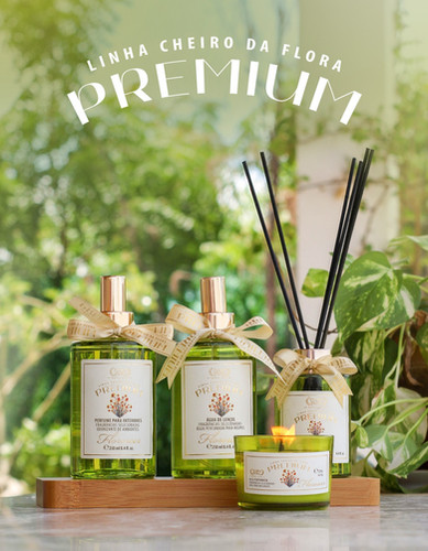 KIT COMPLETO LINHA CHEIRO DA FLORA PREMIUM | FLORA PURA | Flora Pura Br