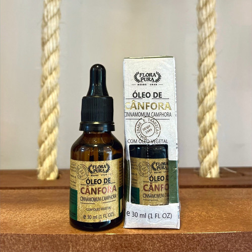 ÓLEO ESSENCIAL DE CÂNFORA 30ML | Flora Pura Br