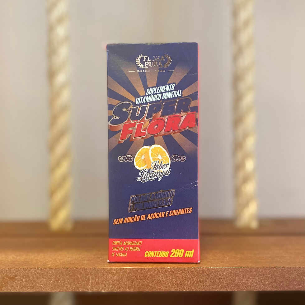 SUPER FLORA POLIVITAMINICO E POLIMINERAIS 200ML | Flora Pura Br