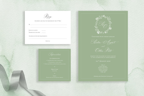 Sage Crest Collection for Evening Guests | ATW Creations