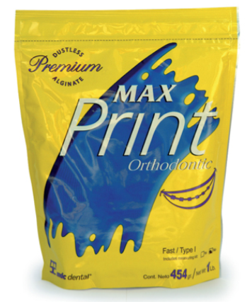 ALGINATO MAX PRINT ORTHODONTIC X 1 LIBRA (454) | dentalcarlos