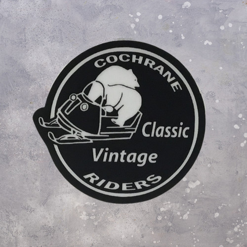 Snowmobile Museum Sticker | Cochrane Polar Bear Habitat