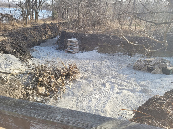 Fish Spawning Area Extension | The Pond Doctors