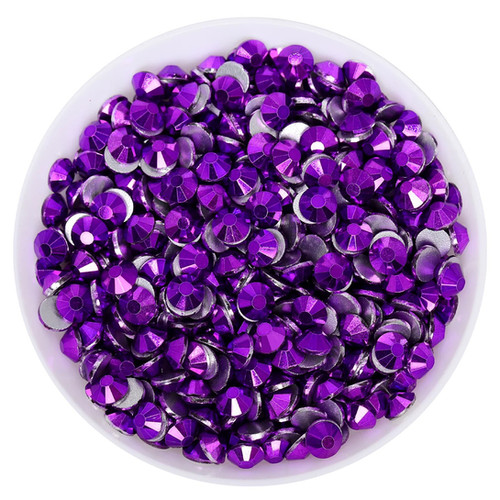 Metallic Violet 14 Cut | Royal Rhinestones