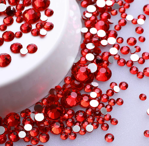 Mixed Sizes Light Siam | Royal Rhinestones