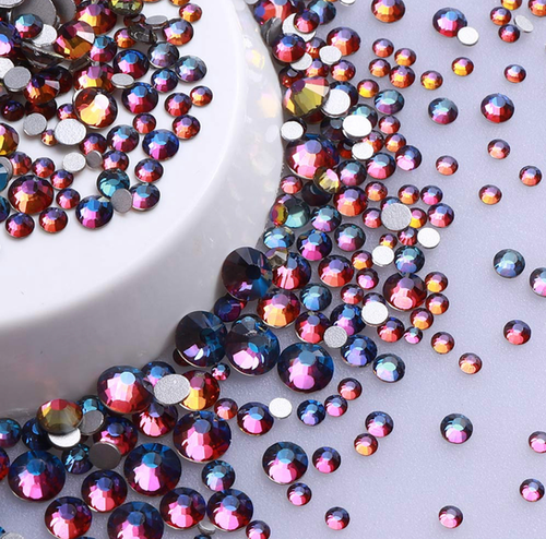 Mixed Sizes Blue Volcano | Royal Rhinestones