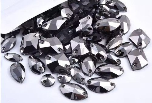 Hematite Mixed Sizes & Shapes | Royal Rhinestones