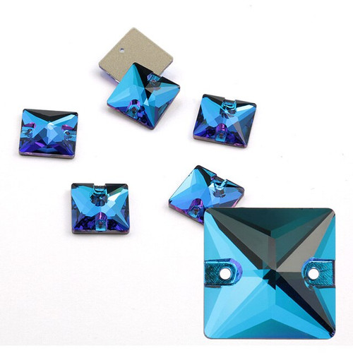 Blue Flame Square | Royal Rhinestones