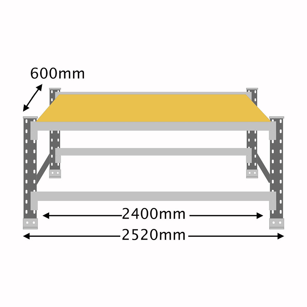 Longspan Workbench 2400x600 | United Racking