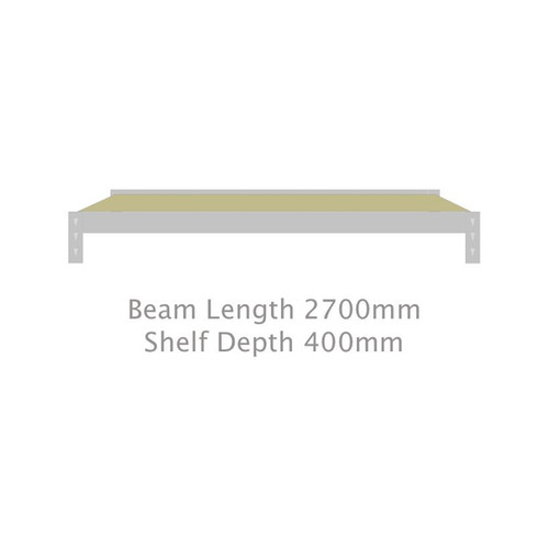 Extra Shelf 2700mm(L) x 400mm(D) | United Racking