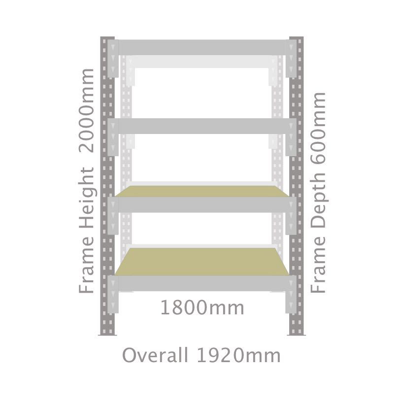 Longspan Shelving | United Racking | Online Shop