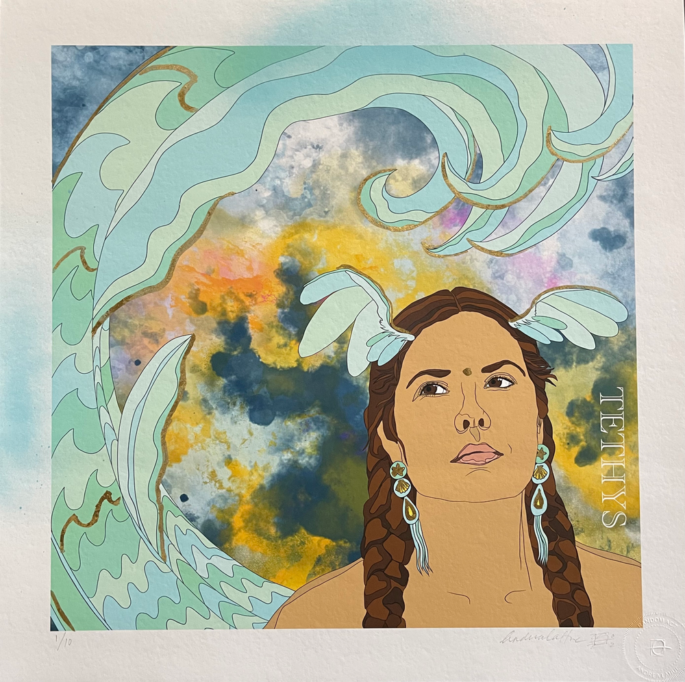 TETHYS, Greek Goddess of Rivers and Oceans