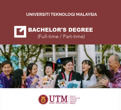 UTM Bachelor Degree I Direct Intake 2026