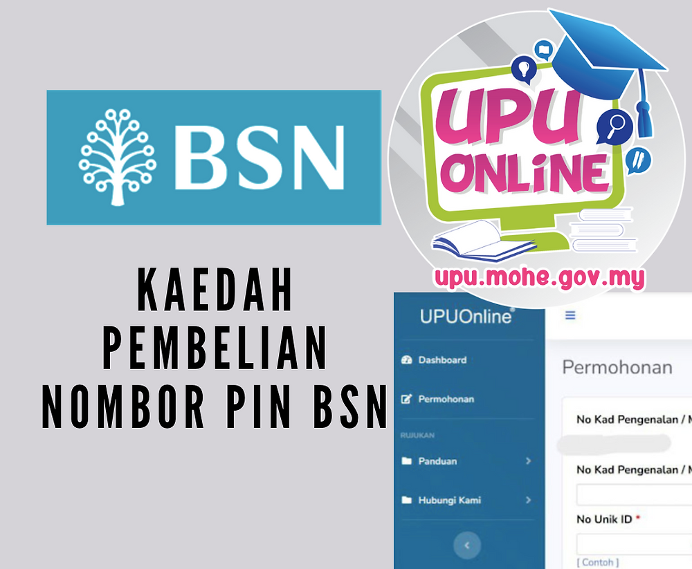 Pembelian Nombor Pin BSN- Permohonan UPUOnline 2025
