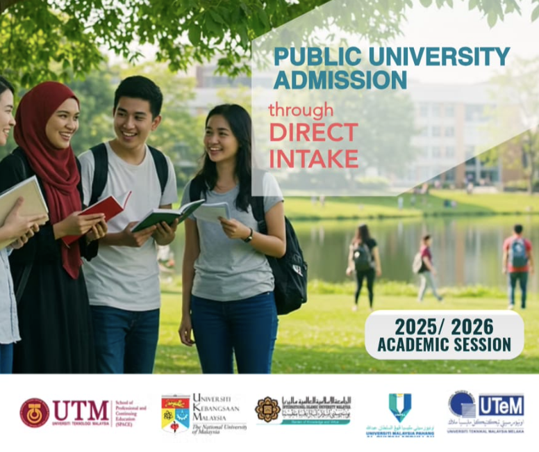 DIRECT INTAKE 2025: SALURAN TERUS KE UNIVERSITI AWAM