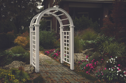 Nantucket Deluxe Arbor - AR105 | R&S Fence and Railing Supply