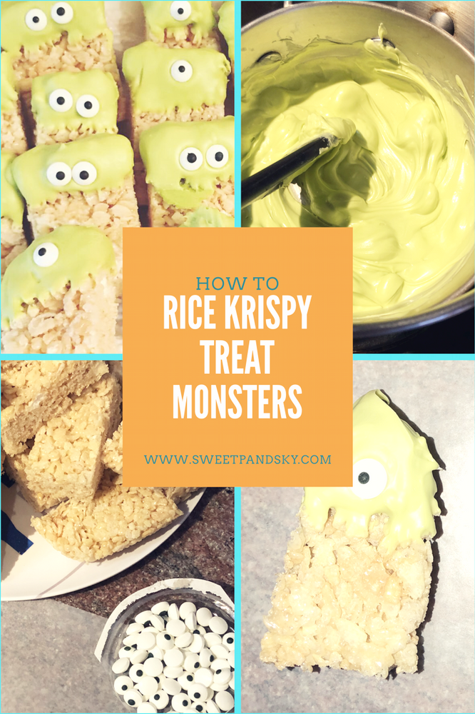Rice Krispy Treat Monsters