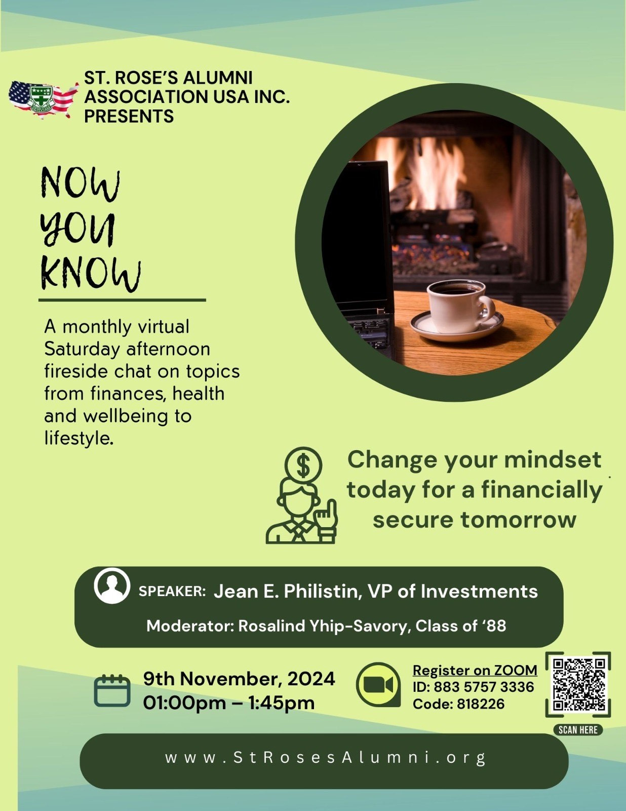 "Now you Know" Fireside Chat - November 2024 | St Roses Alumni
