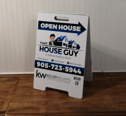 Small Open House A-Frame sign | Maple Street Signs