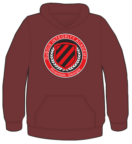 Adult Maroon Hoodie | DuBois Integrity