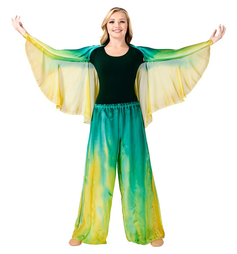 WC107 Water Colour Angel Wing Shrug | Dance Fashions Warehouse
