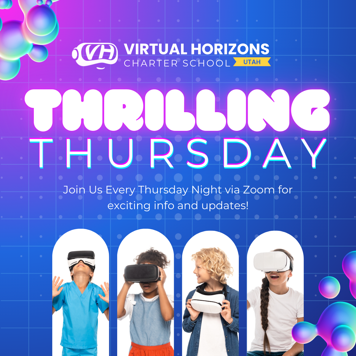 VHCS Thrilling Thursdays | Virtual Horizons UT