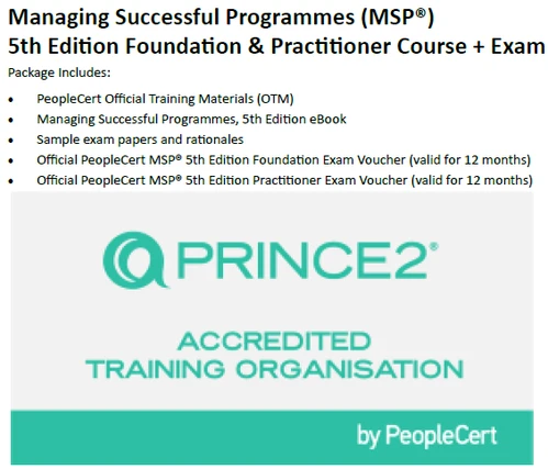 MSP® Foundation & Practitioner 5th Edition Course with Official Exam ...