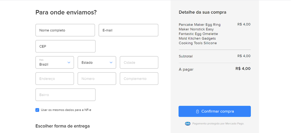 Checkout transparente Mercado Pago na Shopify: como usar?
