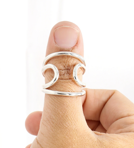 SplintDeviation Style Finger Ring Splint | Evabelle Jewelry