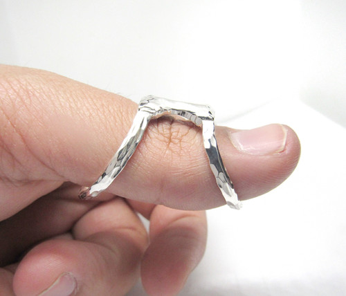Silver Boutonniere Splint Ring • R.A. Dip Rheumatoid • Arthritis Splint ...