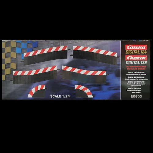 CARRERA-20603 Shoulders for Digital Chicane (6 pcs) | Mrslotcar