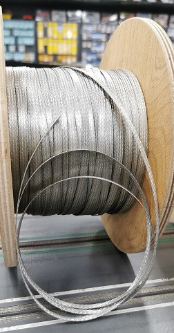 MT-TCB6 6mm Tinned Copper Track Braid (1/4" wide) | Mrslotcar