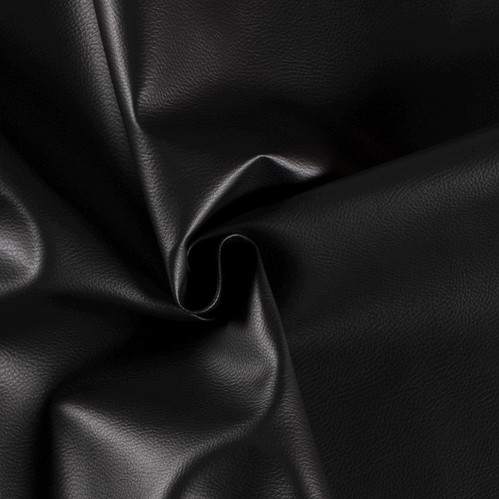 Leatherette- Textured Black | Tania Fabric