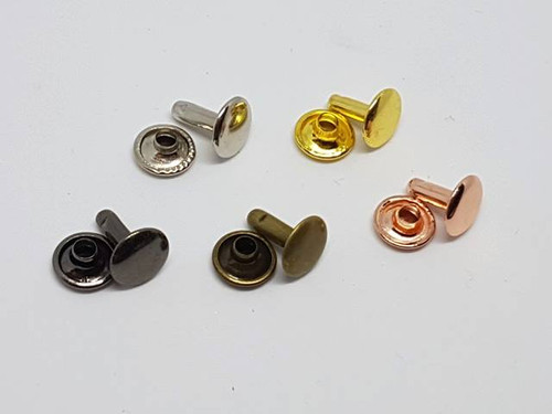 Double Cap Rivets | Tania Fabric