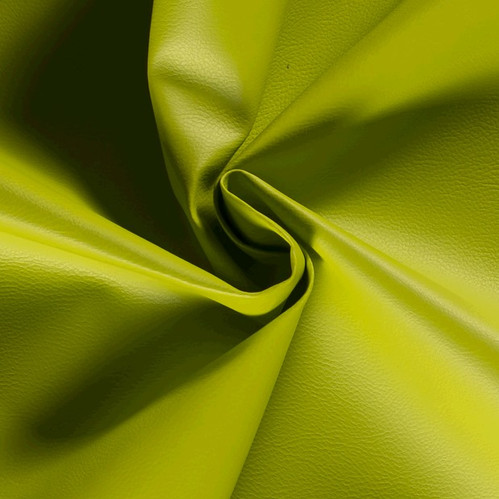Leatherette- Textured Lime Green | Tania Fabric