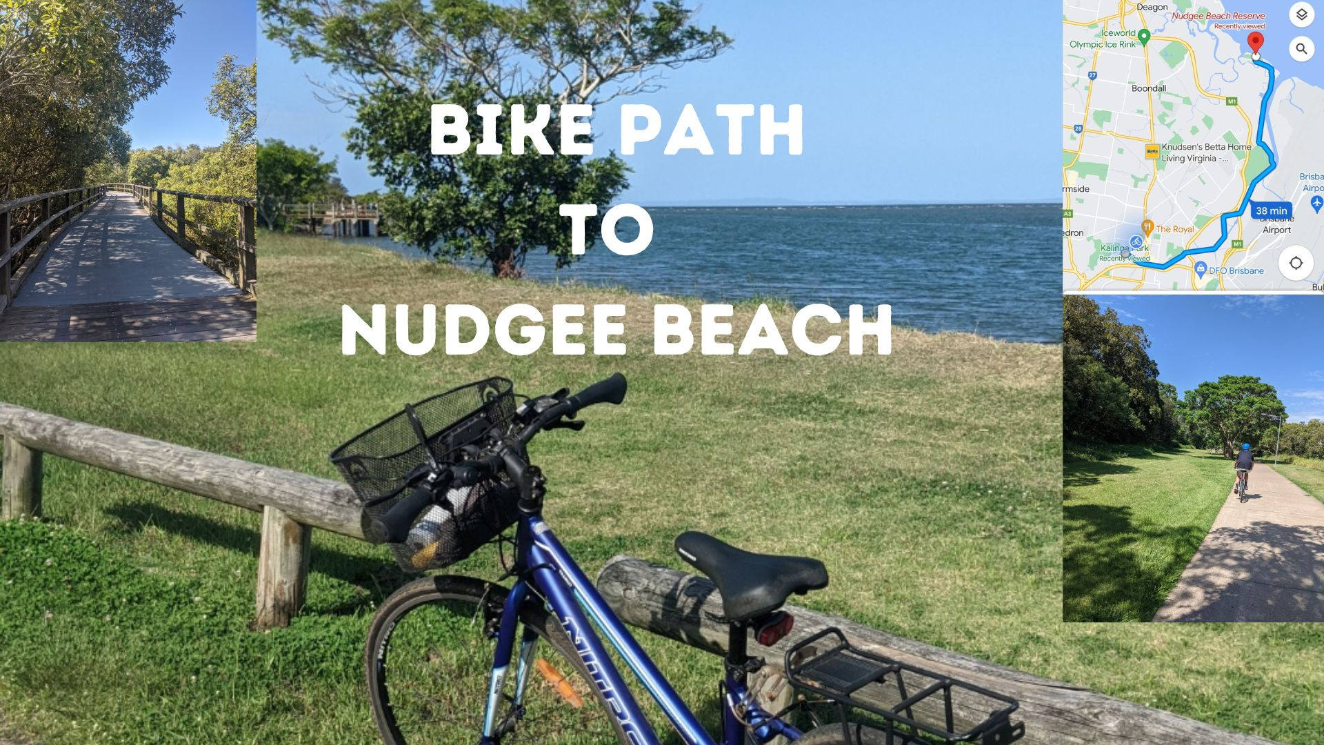 Fantastic Bike Path to Nudgee Beach, Brisbane