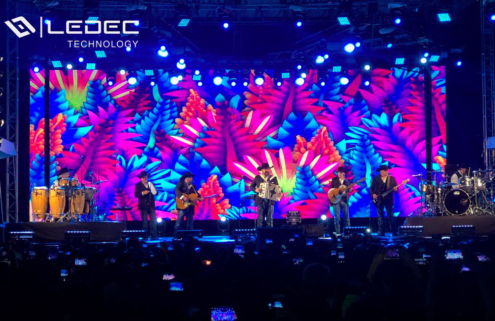 Pantallas Led para conciertos Ledec Technology
