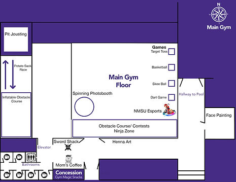 Fall Carnival Map | Gym Magic Kids