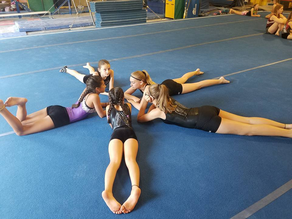 Gymnasts at Gym Magic