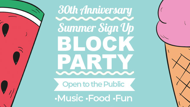 Summer Sign Up Block Party | Gym Magic Kids