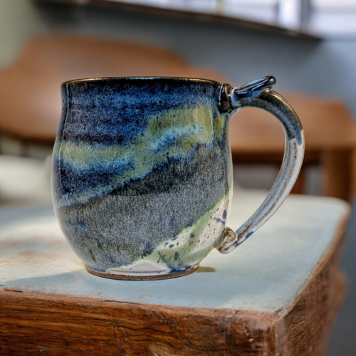 Blue Magoo mini mug | Dirty Dog Pottery