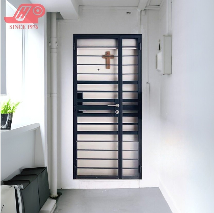 Modern Stainless Steel Entrance Gate Design HDB Gate Singapore