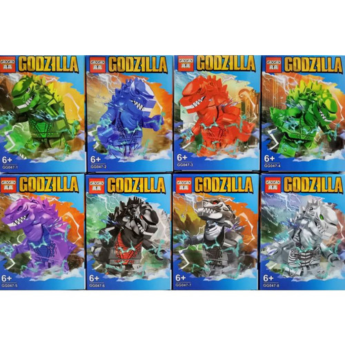 Godzilla set x 8 | Flapertoys