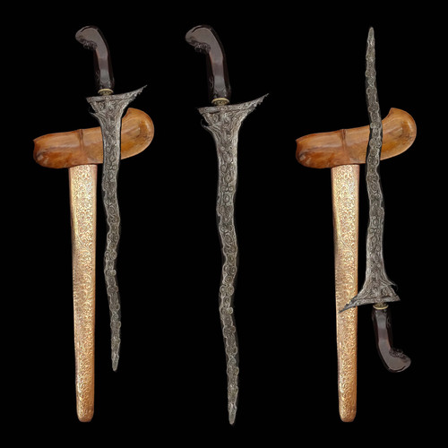 Antique Kebo Dengen – Udan Mas keris, kris - pamor Udan Mas – Kebo ...