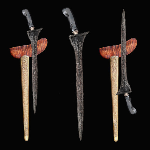Spiritually powerful, antique Brojol keris, kris - 17th century ...